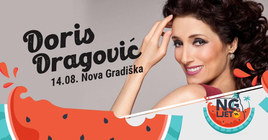 Glazbena diva Doris Dragović 14. kolovoza na NG ljetu - Radio Nova Gradiška
